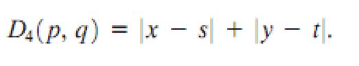 9. Explain about the basic relationships and distance measures between ...