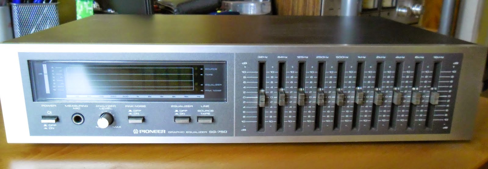 Pioneer SG-750 - Graphic Equalizer | AudioBaza