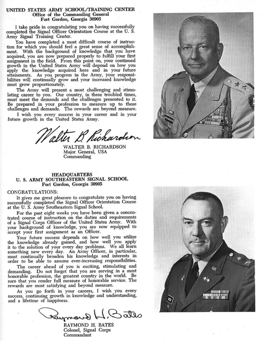 Taipei Signal Army: Vietnam War Era, Fort Gordon, Augusta, GA