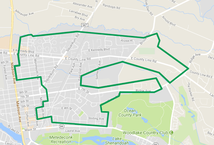 Hefkervelt : Interactive Eruv Map for East Lakewood