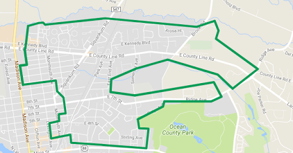 Hefkervelt : Interactive Eruv Map for East Lakewood