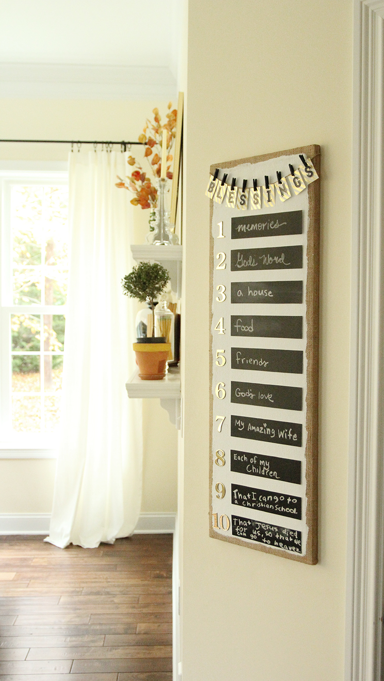 Our Blessings Board Gets an Update! – Less Than Perfect Life of Bliss