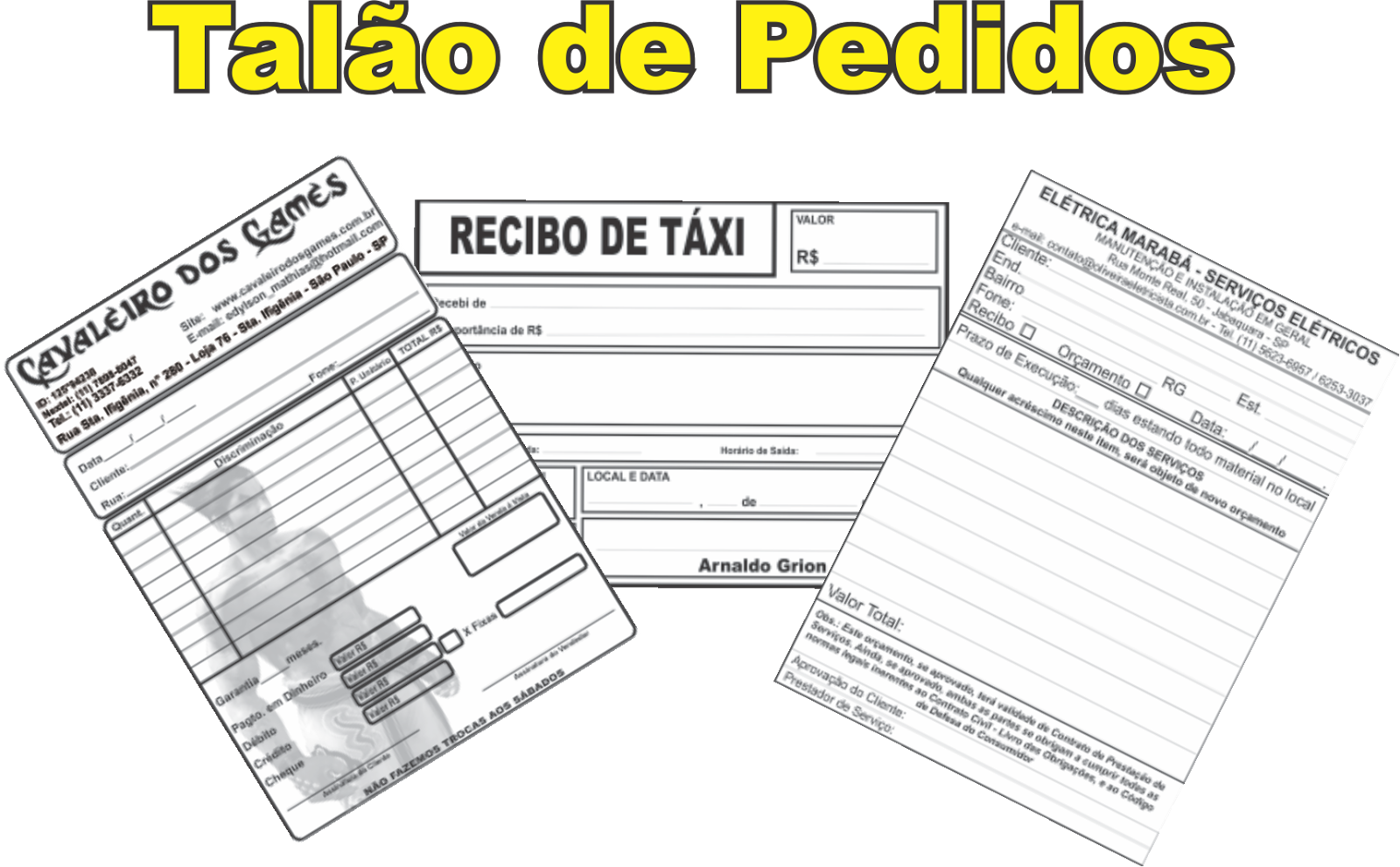 Gráfica Vip: Blocos de Recibo 10x15cm