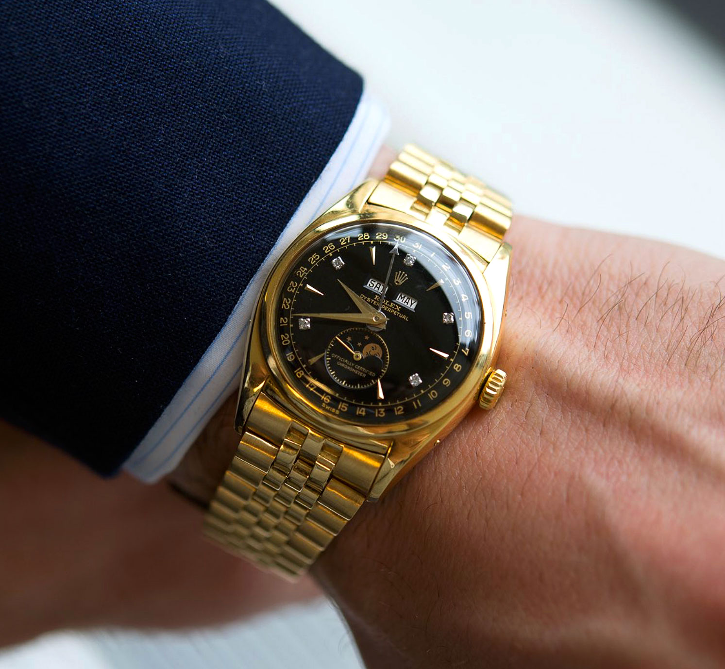 The Complete History of The Rolex Moon Phase