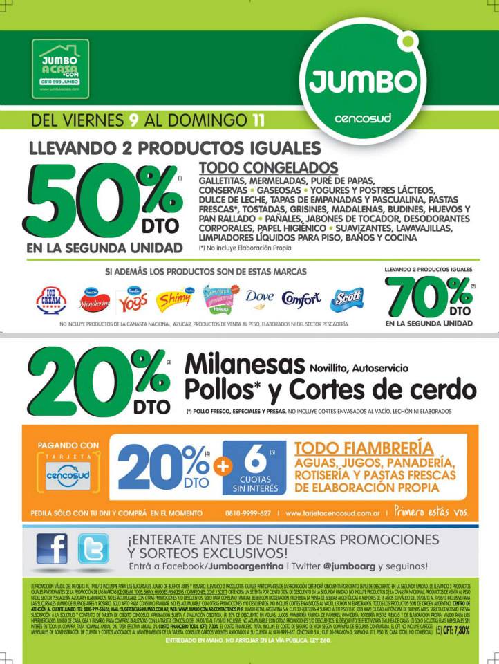 Ofertas y Promos en Argentina: Promo Jumbo fin de semana