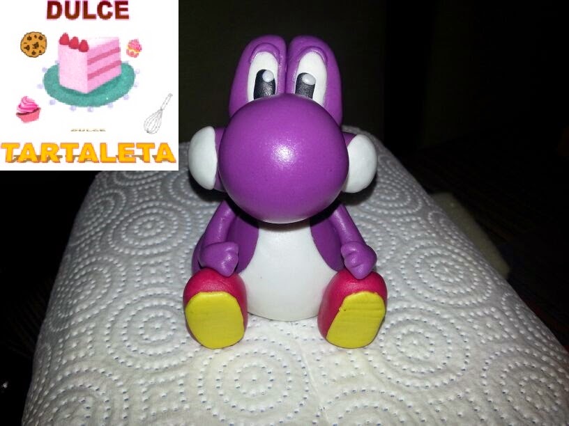 YOSHI SUPER MARIO PASTA DE GOMA !! PASO A PASO | Dulce Tartaleta