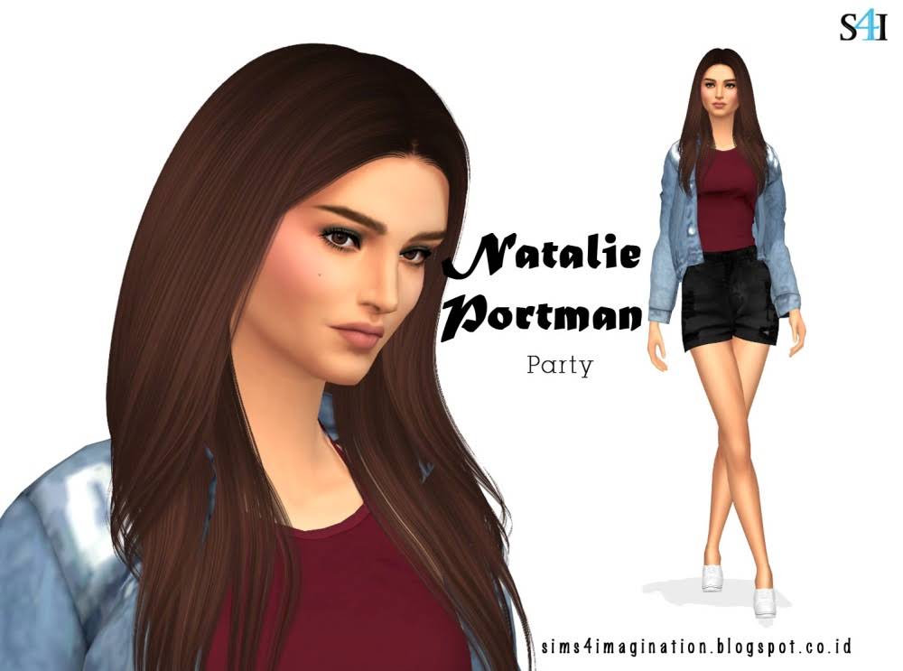 My Sims 4 CAS: Natalie Portman - Imagination Sims 4 CAS