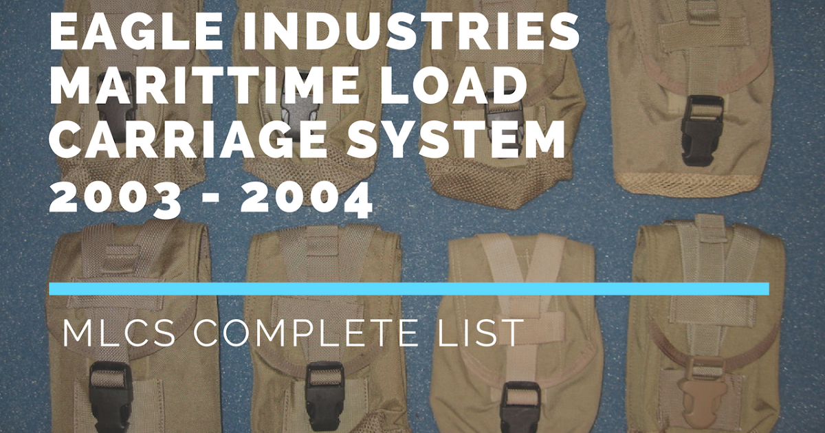 Webbingbabel: Eagle Industries MLCS Marittime Load Carriage System 2004