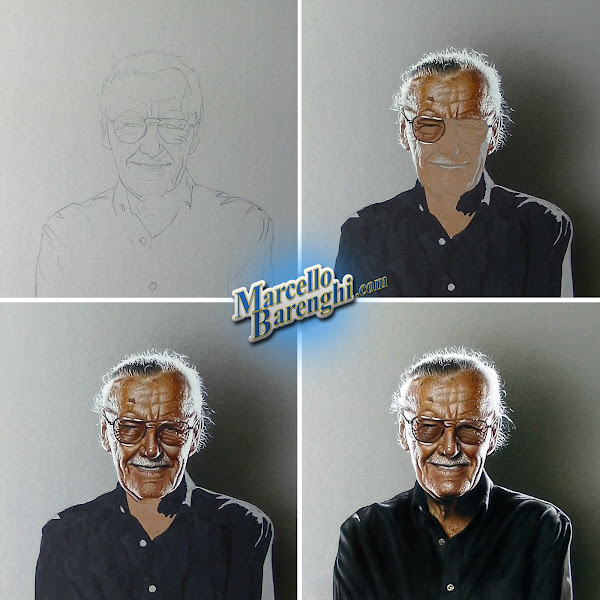 Drawing Stan Lee - Marcello Barenghi