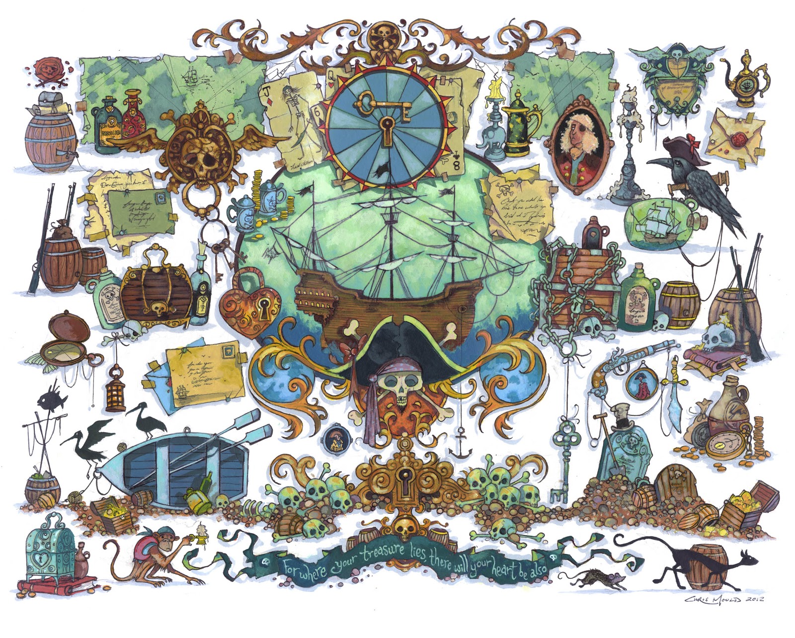 The Scribblemanic World of CHRIS MOULD: January 2013