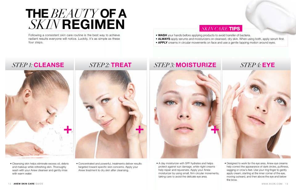 Four Aces Mercantile: Avon Skin Care Tips from an ANEW Expert