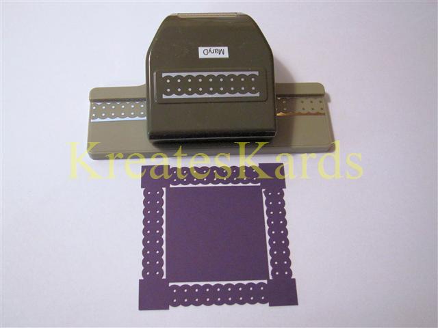 Kreateskards Look What You Can Create Using Stampin Up Border Paper