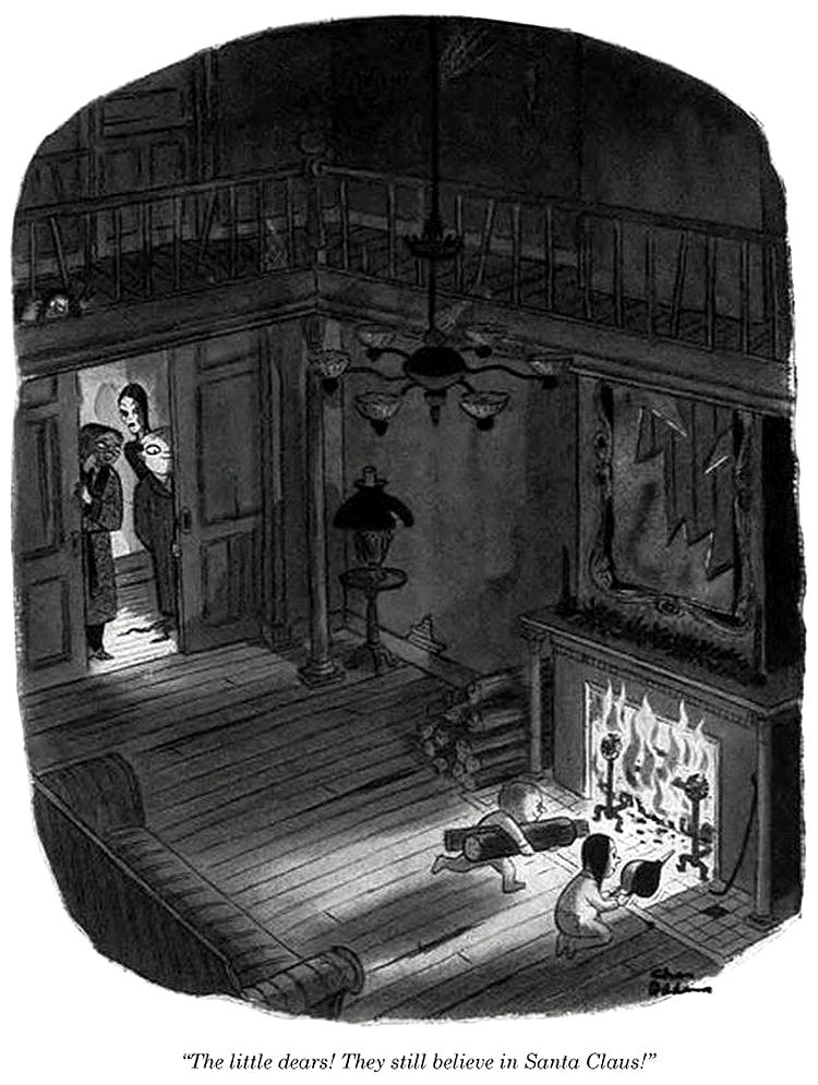 Hairy Green Eyeball 3: Chas Addams early 1950s