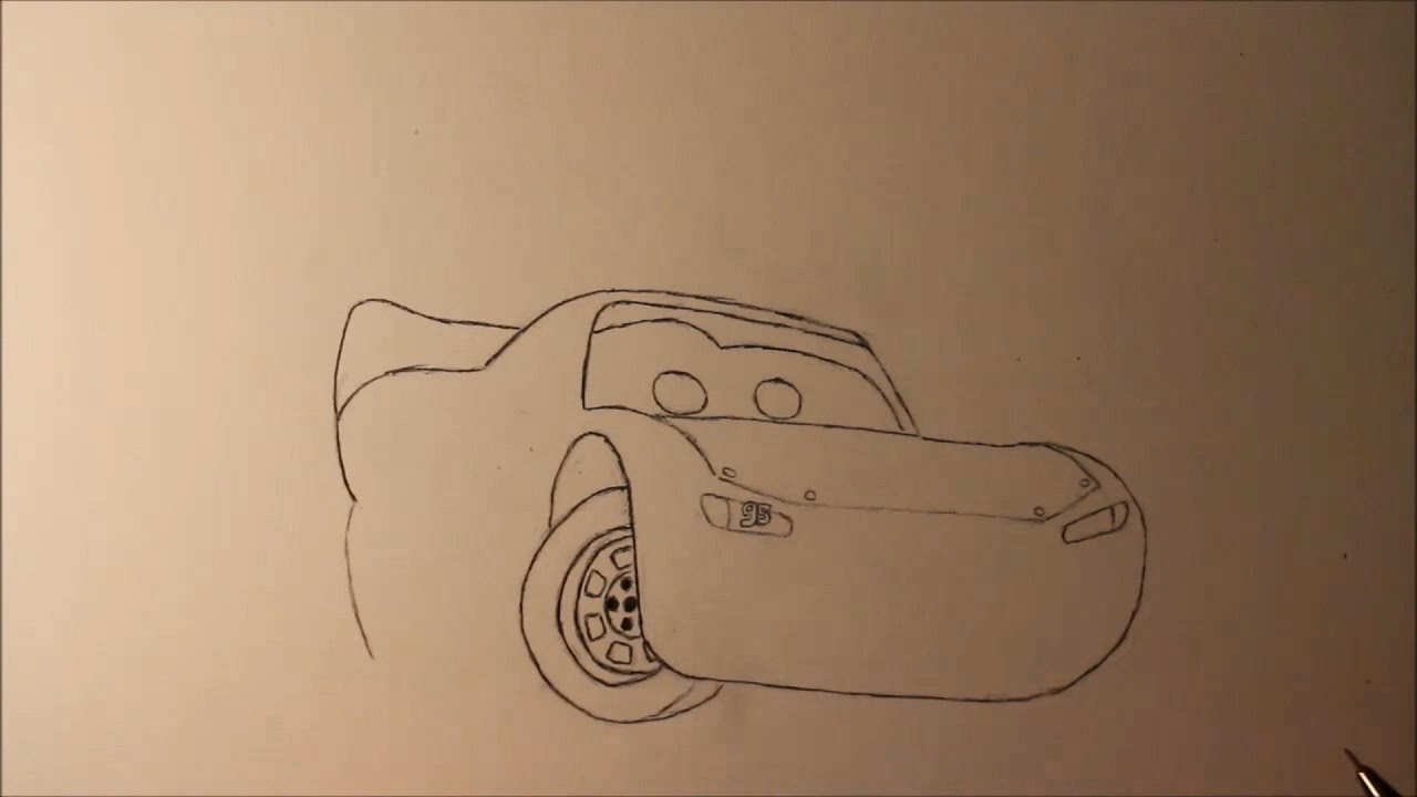 How to draw Lightning McQueen - a Step by Step Guide | Neverlanders ...