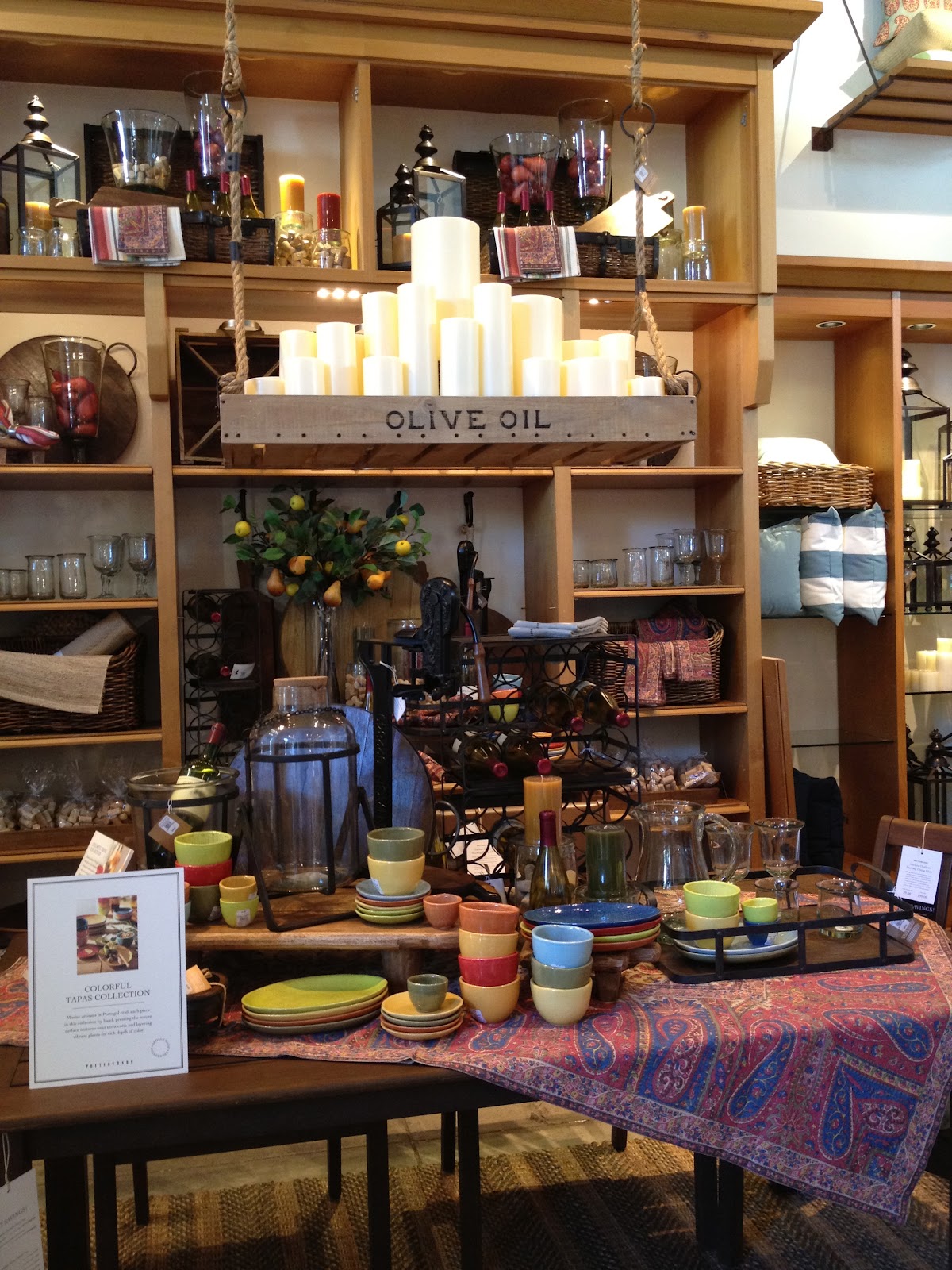 vignette design: Pottery Barn's Rustic Luxe Collection