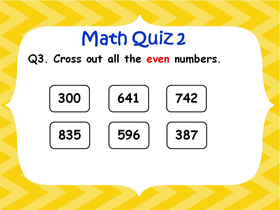 P2A Class Blog: Math Quiz 2