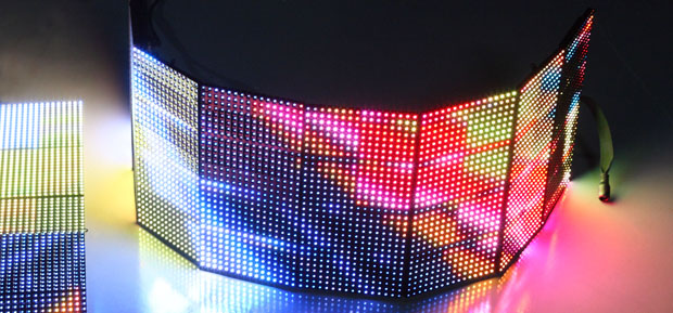 Flexible LED Curtain: Rubik Foldable LED Screen p6mm p10mm (email ...