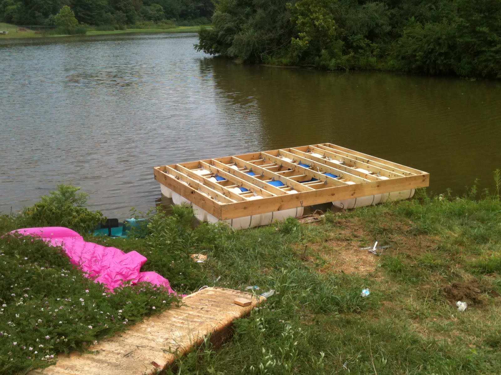 Lake House Renovation Project: More dock and siding pics...
