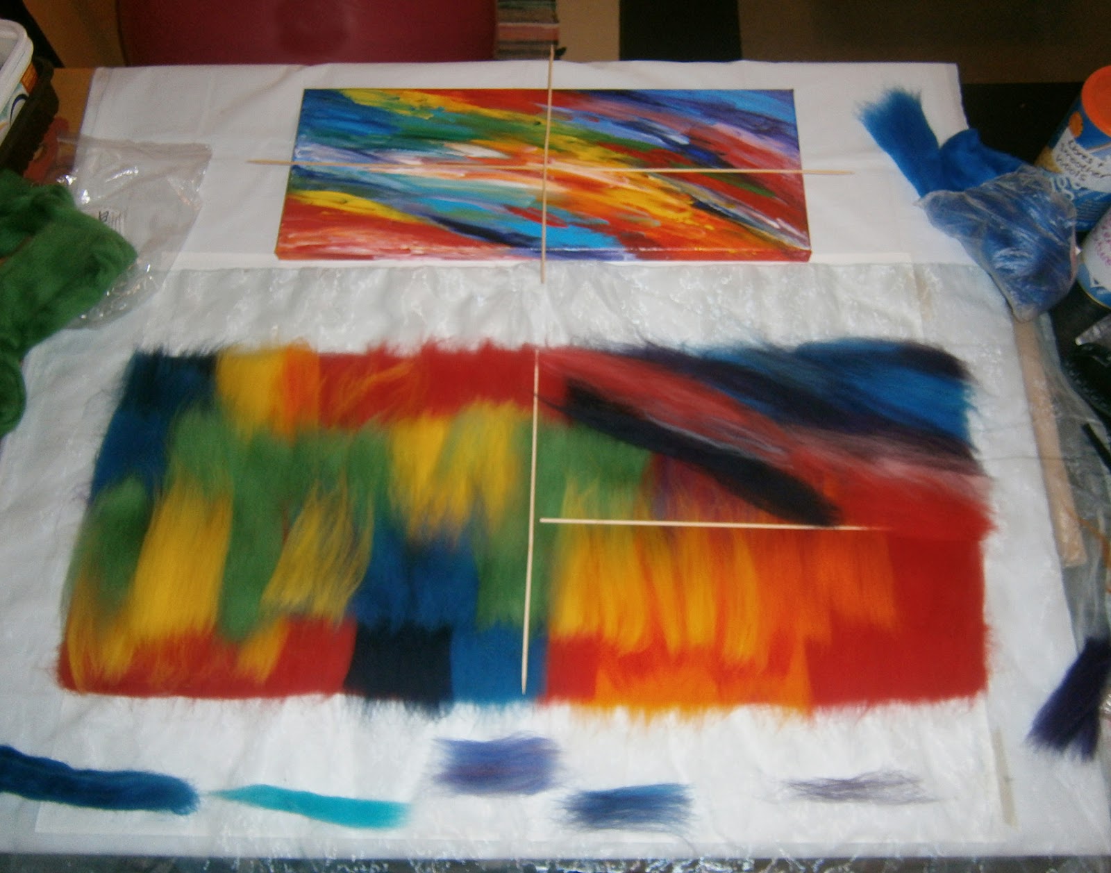 Felt by Zed: Felting Abstract Art