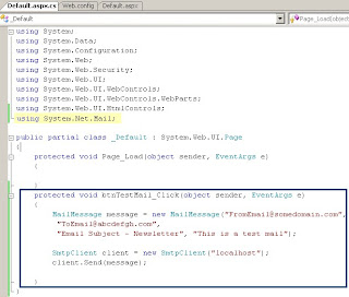 Sending test emails without mail server in asp.net | Source Code World