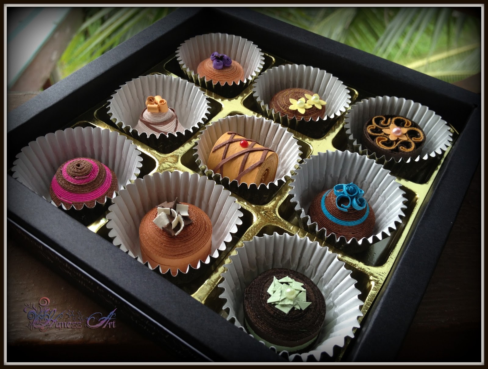Hanezz Art: 3D Quilling Chocolate 2