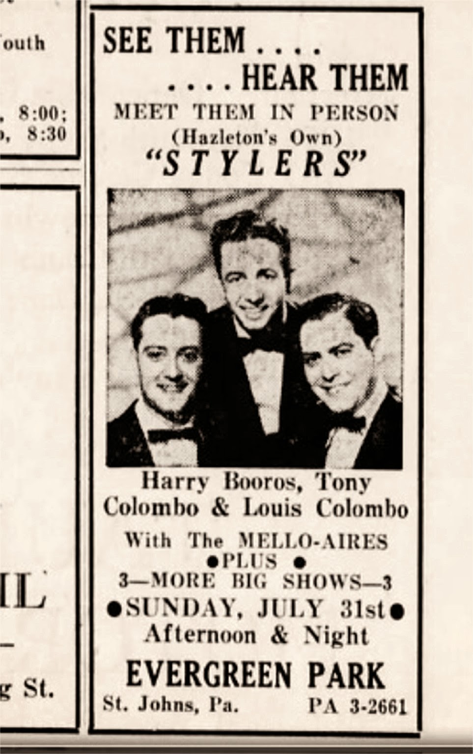 WHITE DOO-WOP COLLECTOR: THE STYLERS_Going Steady Anniversary