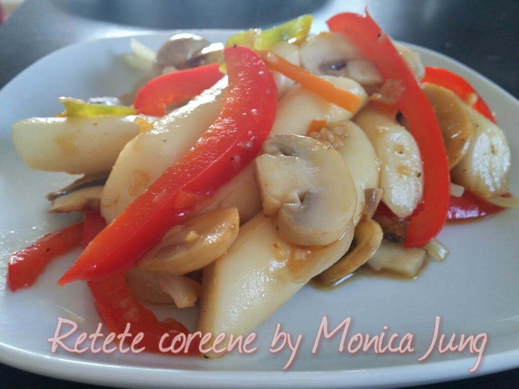 Retete coreene pentru acasa...by Monica Jung: Tteokpoki cu legume ...