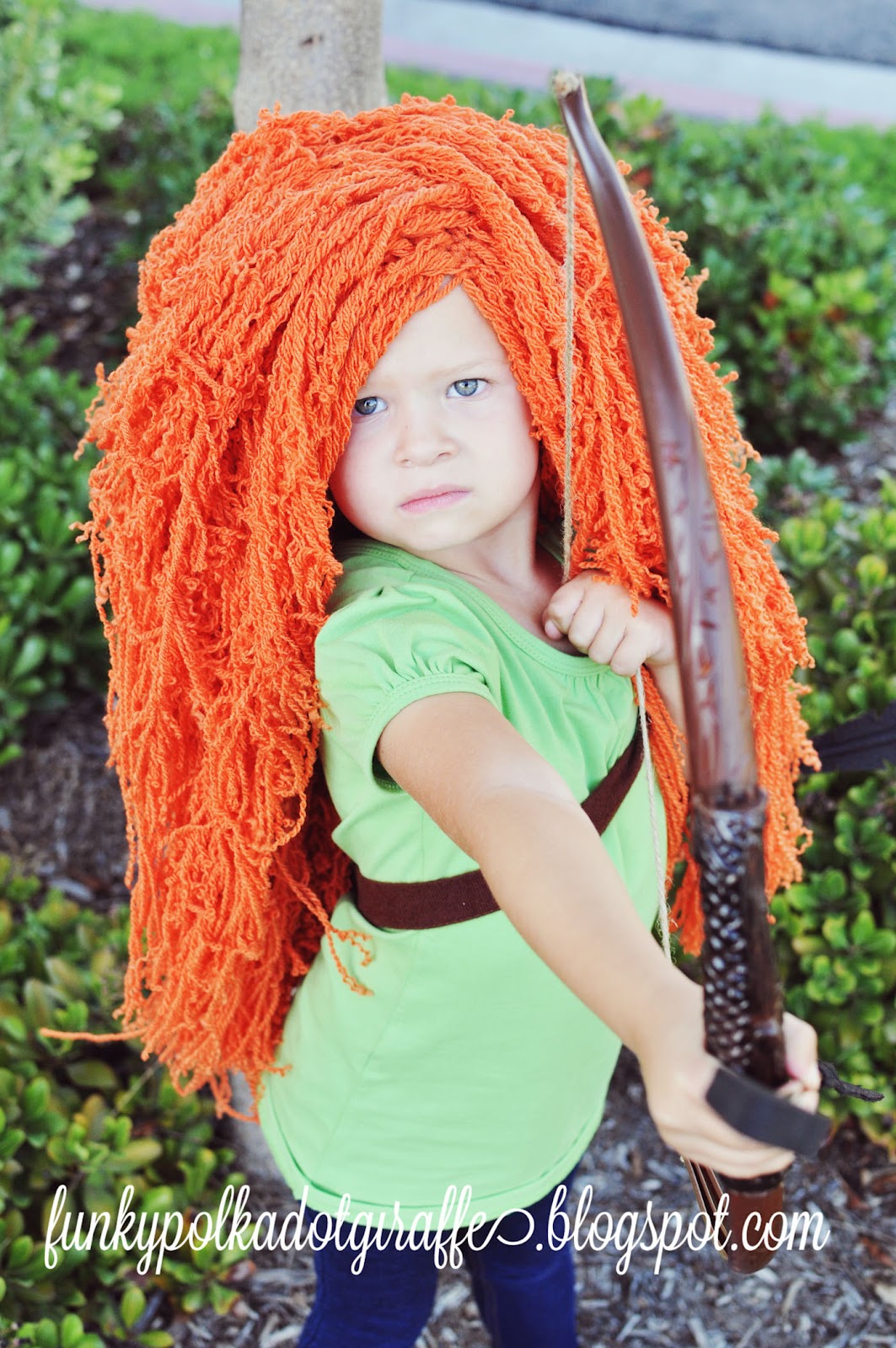 Holiday Travel Park: Wiggin' Out: Princess {Merida} Costume Wig Tutorial