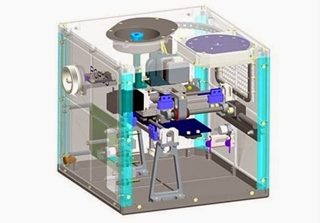 curiosities of technology: The first 3D printer in space