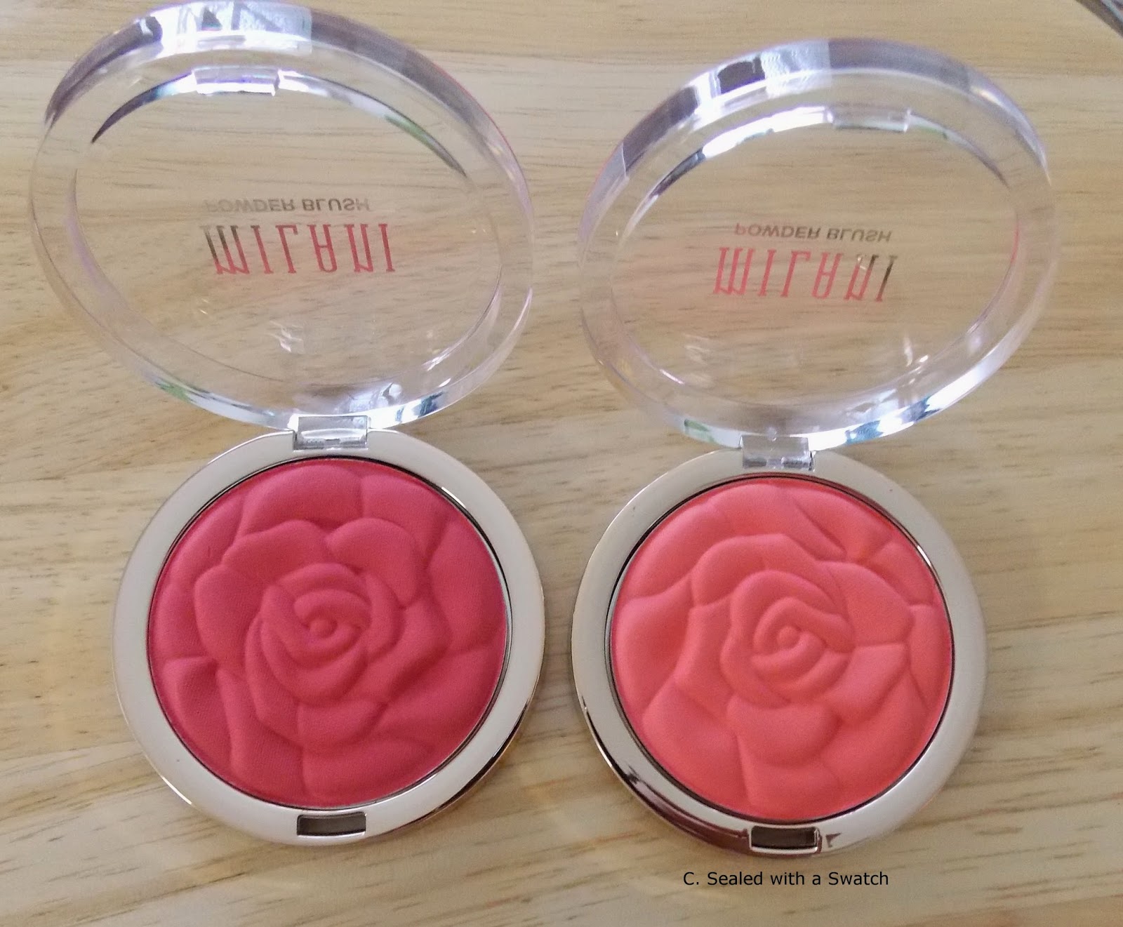 Review: Milani Rose Powdered Blushes in Lady Rouge and Coral Cove