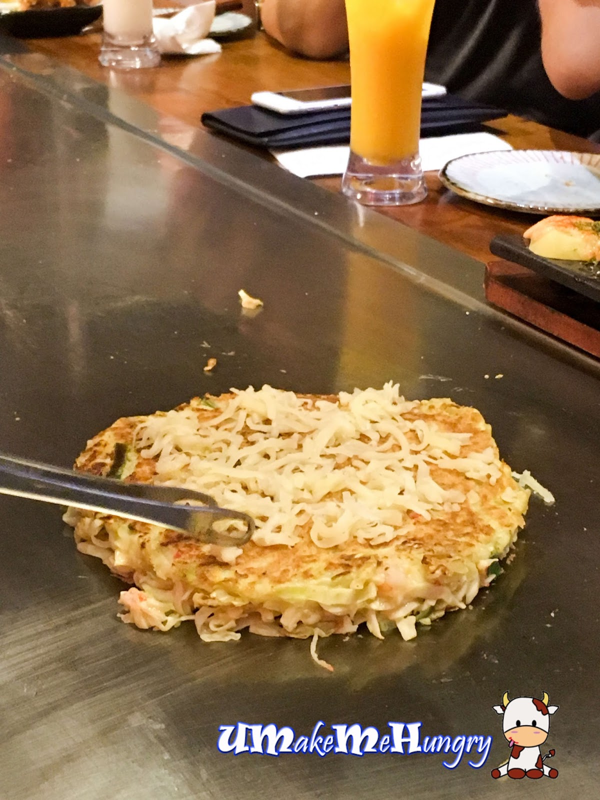 Cooking Okonomiyaki