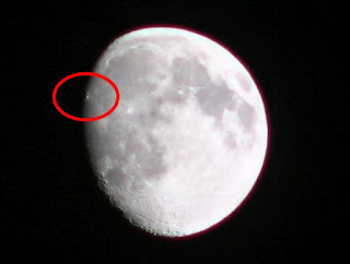 Giant metallic square structure spotted on the surface of the Moon