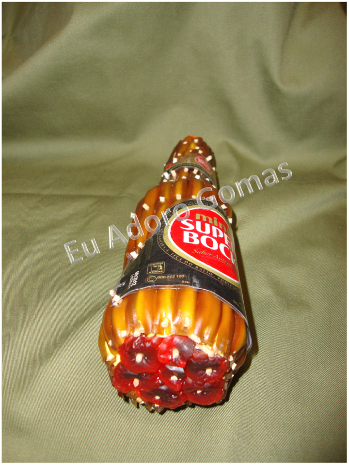 Eu Adoro Gomas - Desafios Gulosos: Cerveja Super Bock (mini) em gomas