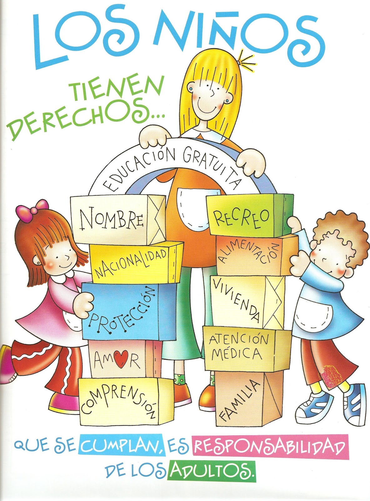 El Rincón De La Educadora Preescolar: LOS NIÑOS TIENEN DERECHOS