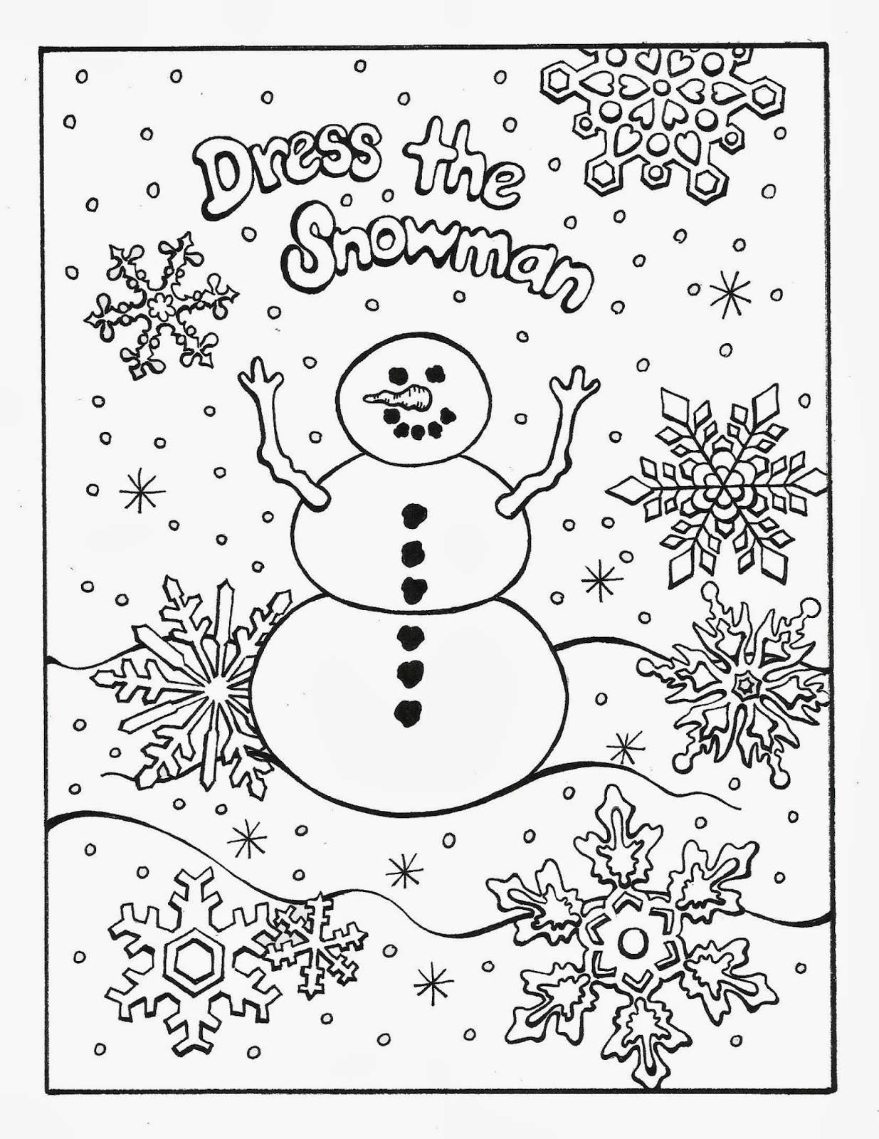 Serendipity Hollow: Dress the Snowman!