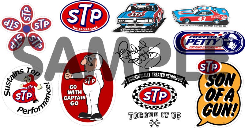 Retro and Vintage Garage: STP retro Vector collection