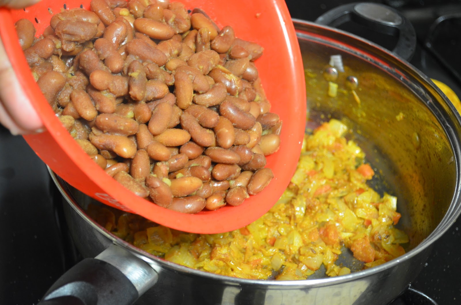 Dishing With Divya: Rajma curry / Red kidney beans curry / Rajma masala