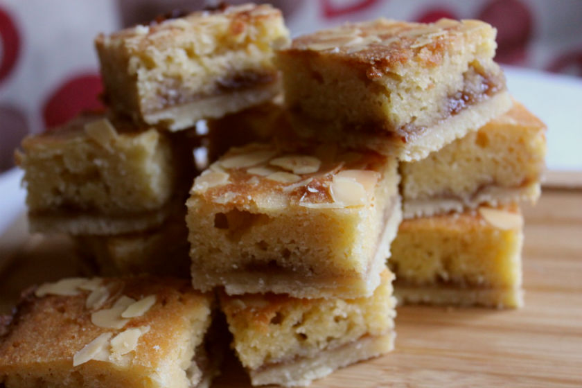 Postcards to France: Bakewell Tart Slice