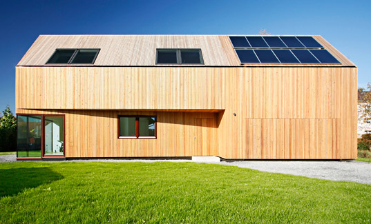 Budget Homes: Exterior finish for buildings - Green cladding
