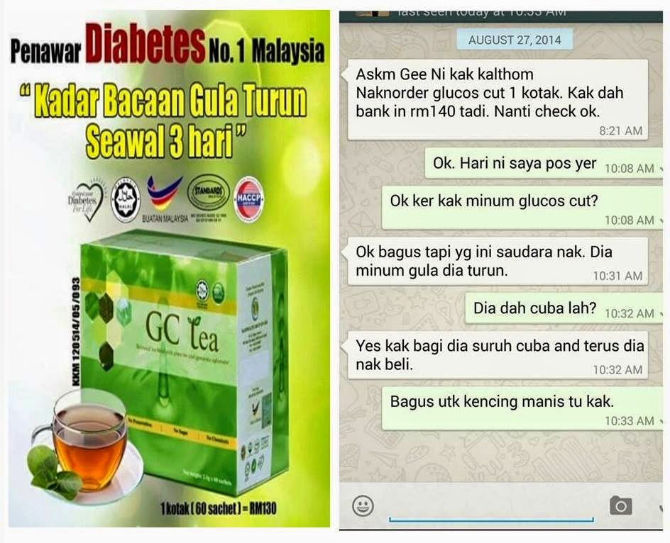 GC Tea - Teh Untuk Kencing Manis dan Kurus: GC Tea (Glucos Cut Tea)