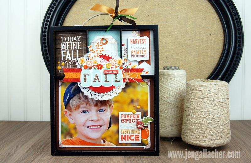 Fall Festival 2015 Day #1: Fall Shadowbox Craft | Jen Gallacher
