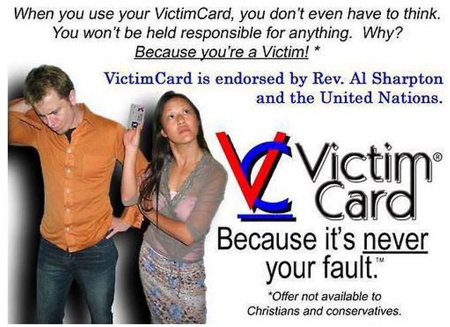 Coston's Complaint: Victim Card: When Things Don't Go Your Way