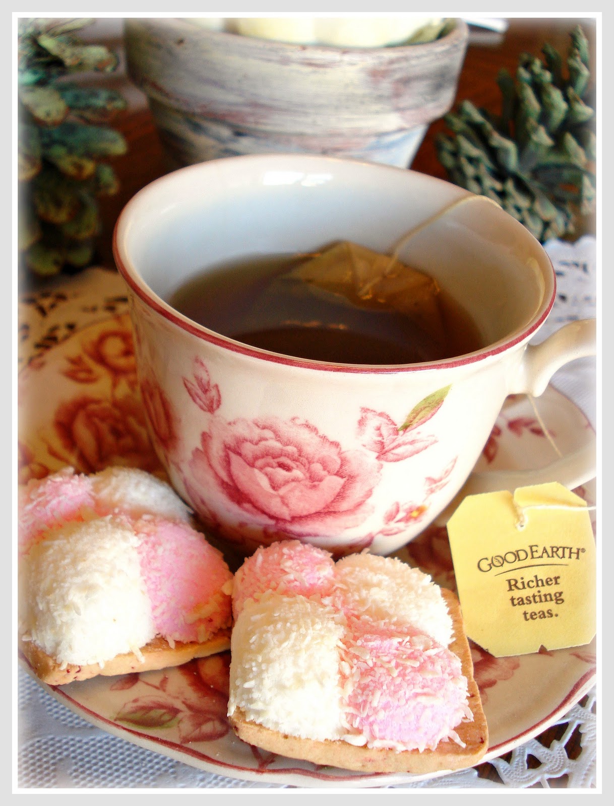 Simple Home: ♥ Tea, Marshmallow Cookies, and Memories ♥