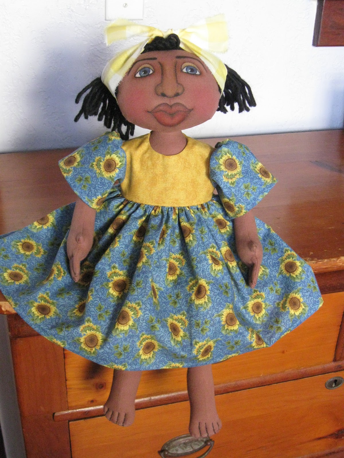 ~The Stitch Fiddler~ Bethann Scott : Folk Art African American Doll ...