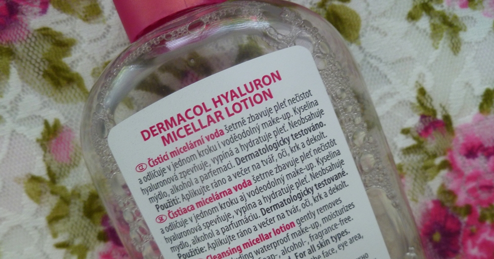 Pretty woman ♪..: Dermacol - Hyaluron Cleansing Micellar Lotion