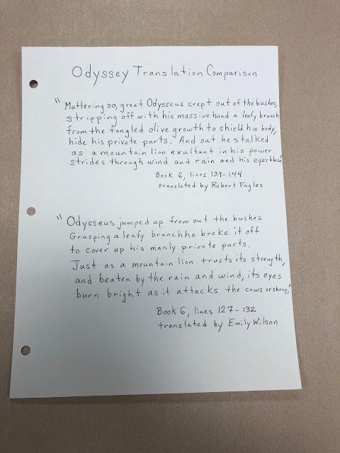 English I @ Loma Linda Academy: Odyssey Day Three: More Reading ...