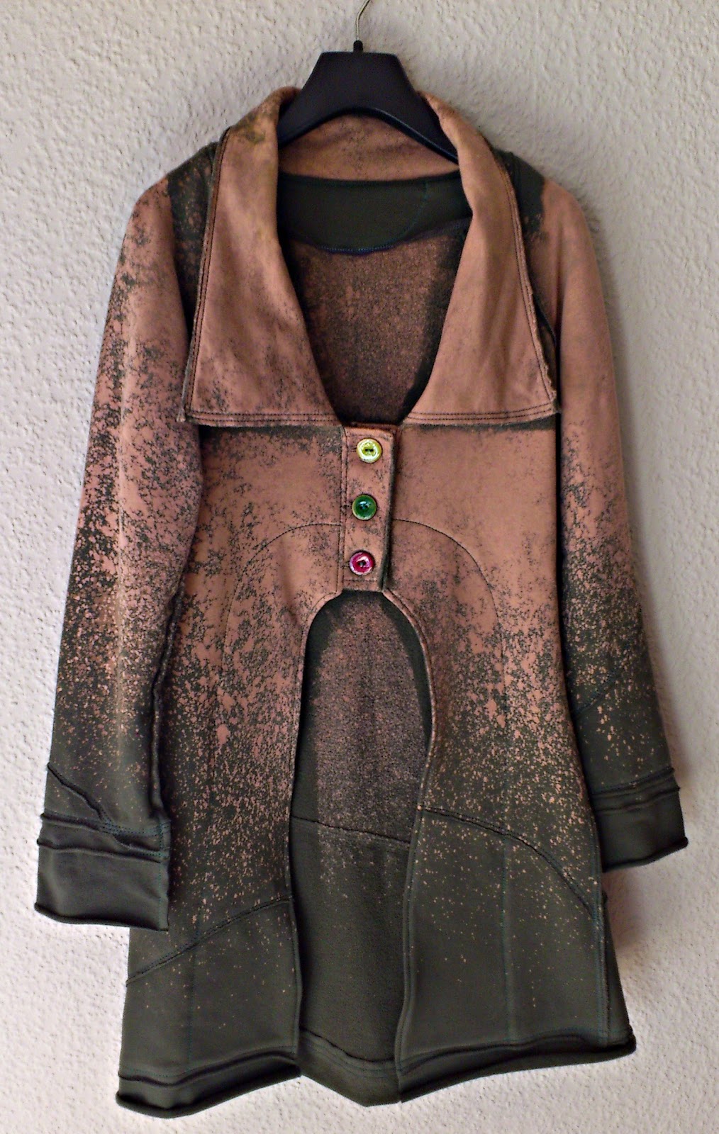 die Komplizin: easy bleach batik technique