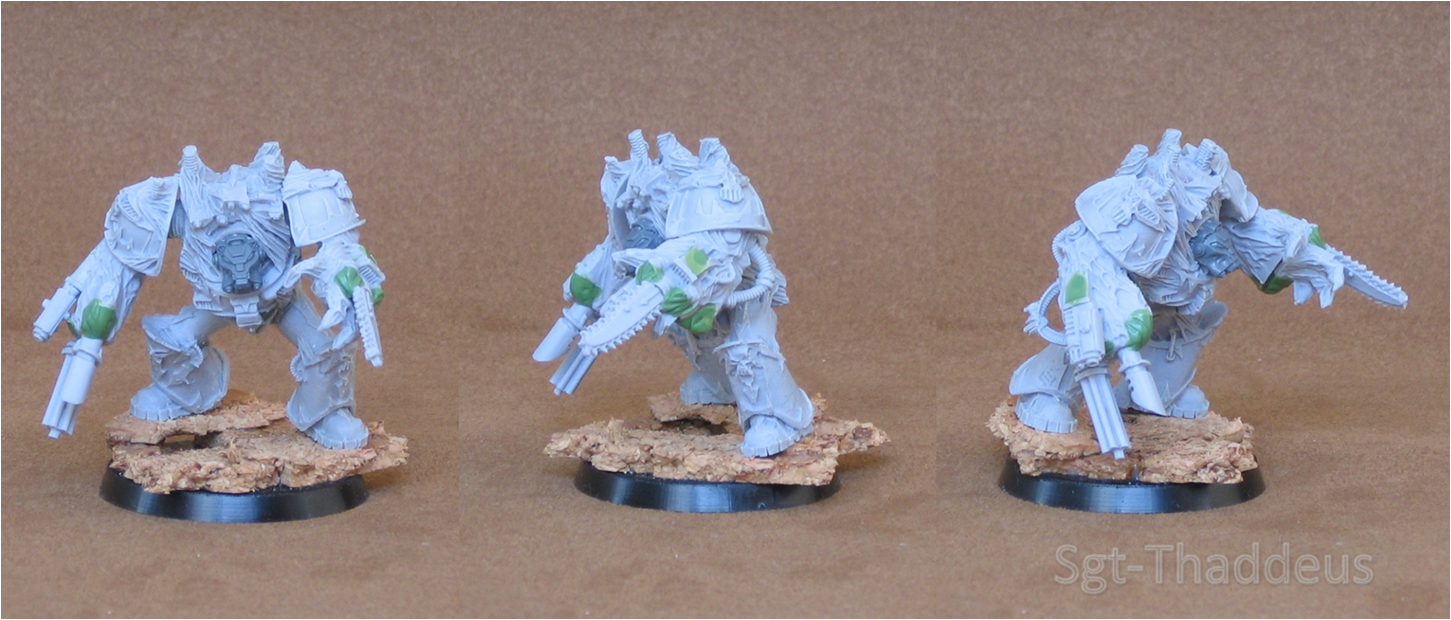 Sgt-Thaddeus' Hobby Den: Chaos Space Marine Obliterator Conversion