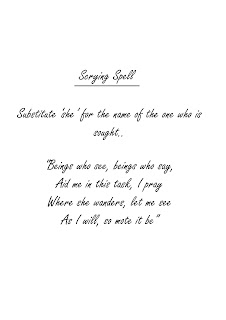 Book Of Shadows Pages: Scrying Spell