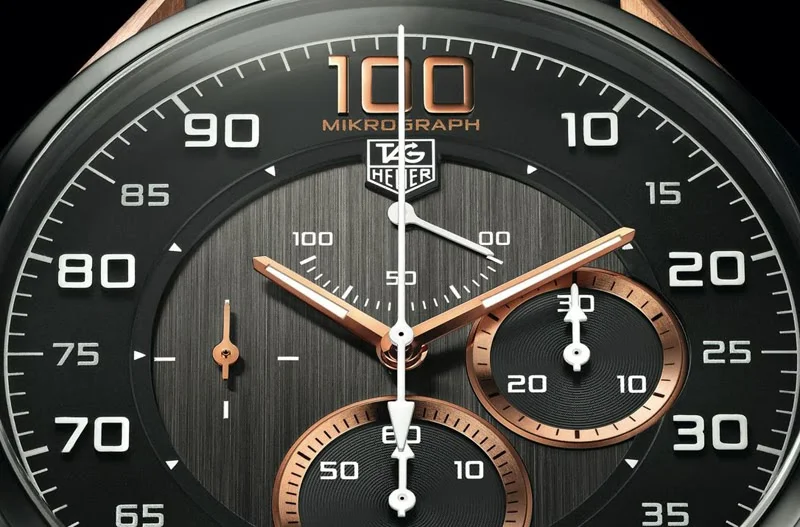 Tag Heuer - 2014 Carrera Mikrograph Avant-Garde 1/100th Second | Time ...